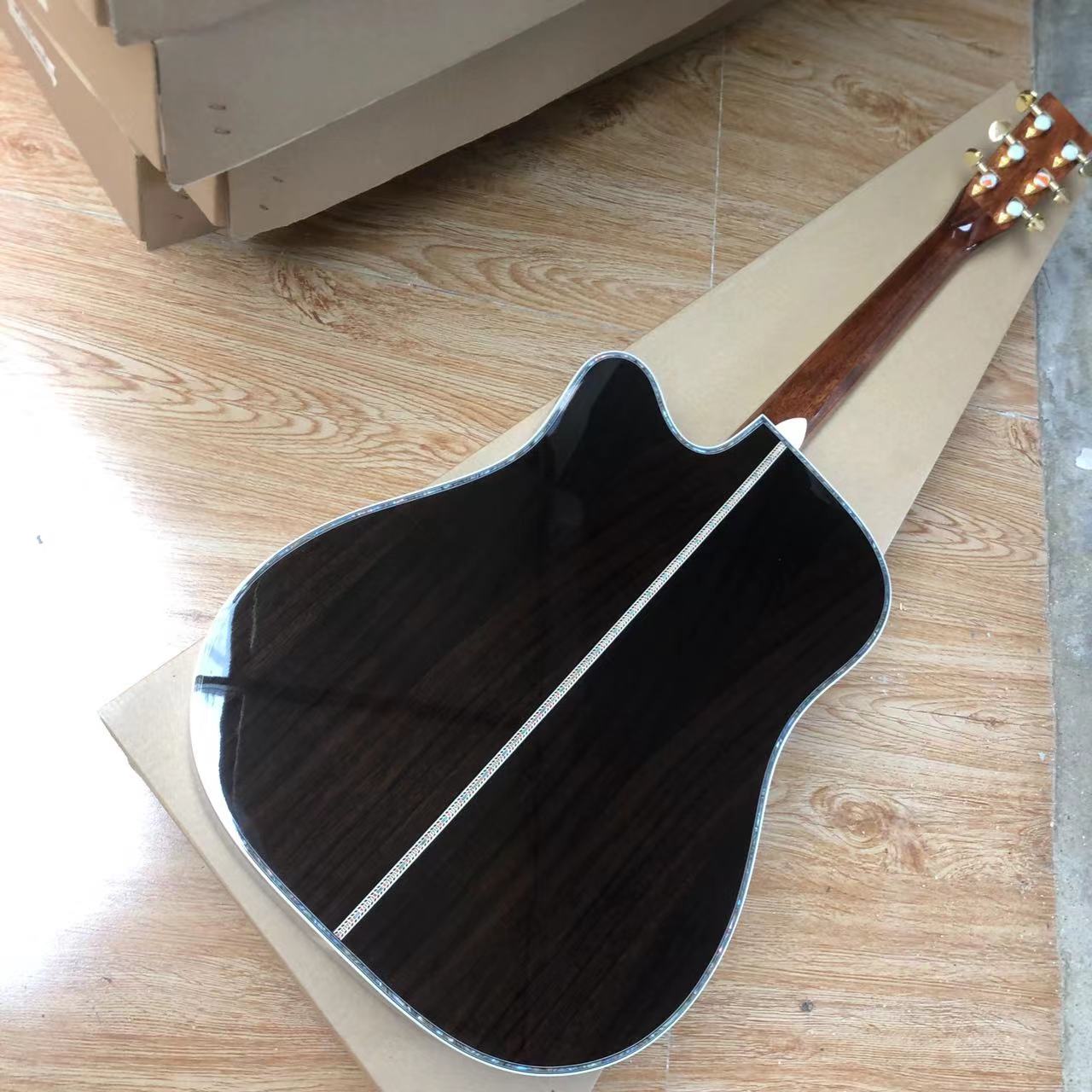 Custom acoustic guitar Martin D45 cutaway guitar