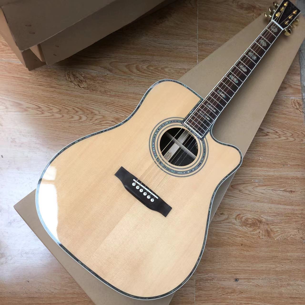 Custom acoustic guitar Martin D45 cutaway guitar